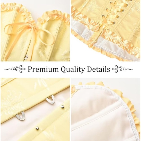 Tops | New Yellow Bustier Corset | Poshmark
